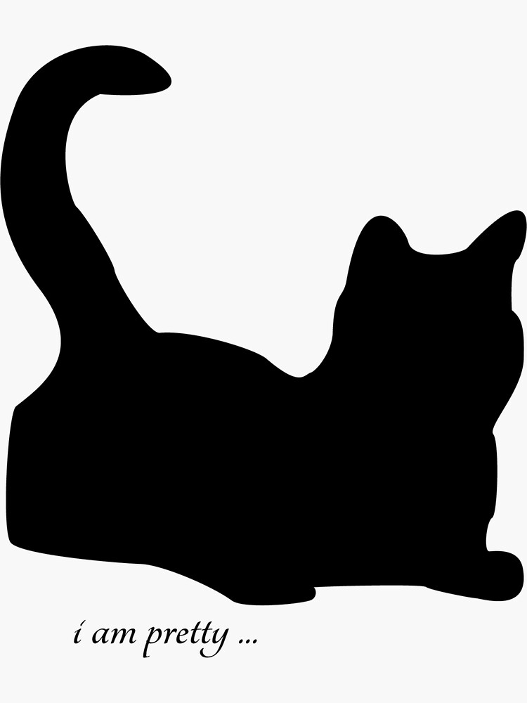 "brave cat ." Sticker for Sale by Djetsky | Redbubble