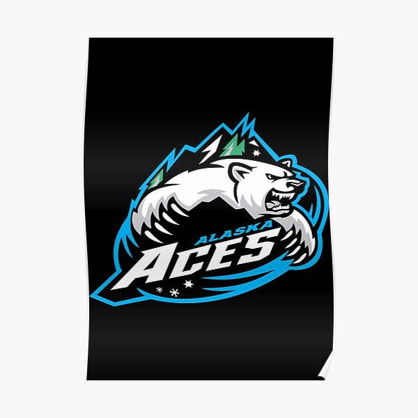 "alaska aces logo" Poster for Sale by ramosiman | Redbubble