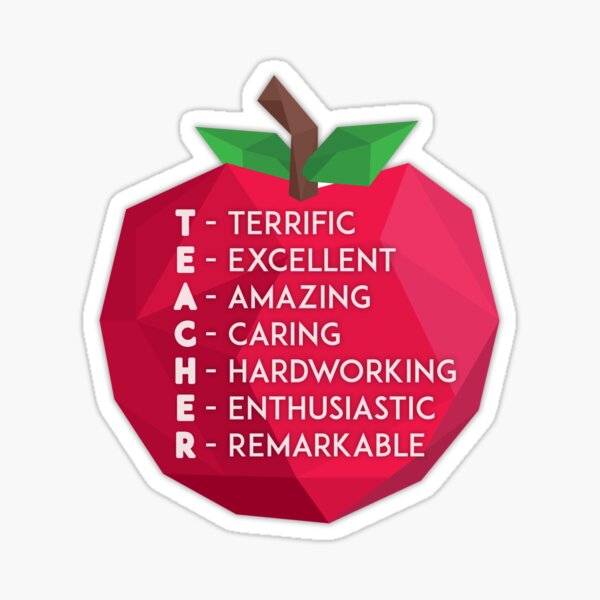 Pegatina «SIGLAS DEL PROFESOR - Acrónimos escolares para niños y ...