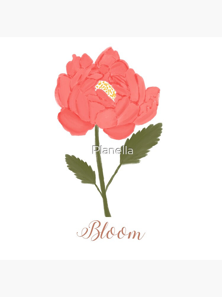 "Let it bloom" Sticker for Sale by Planella | Redbubble