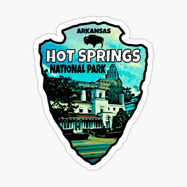 "Hot Springs National Park Arkansas" Sticker for Sale by BillGulino-1 ...