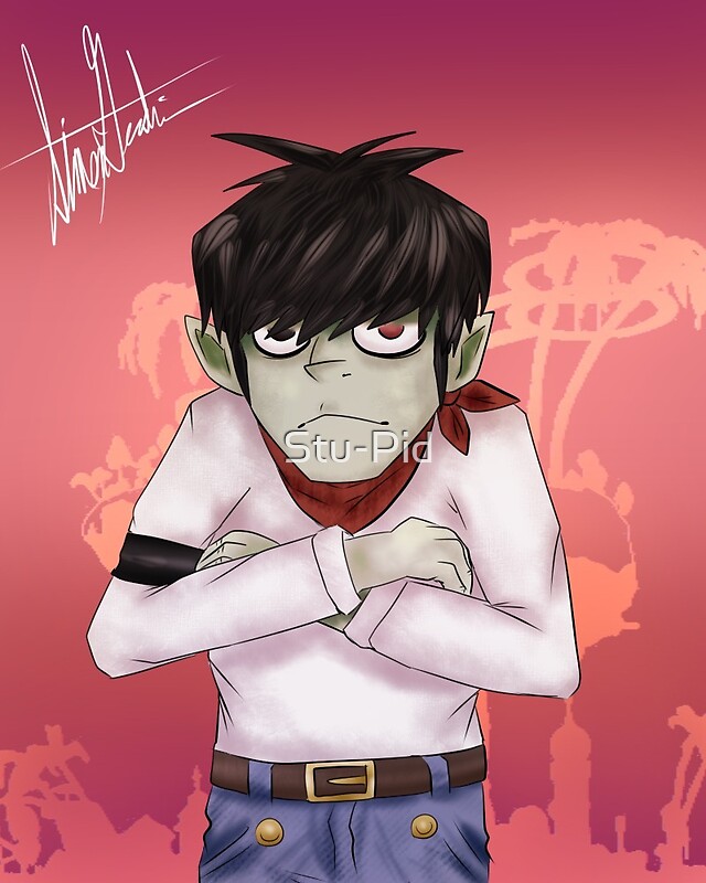 "Angry Murdoc - Gorillaz" by Stu-Pid | Redbubble