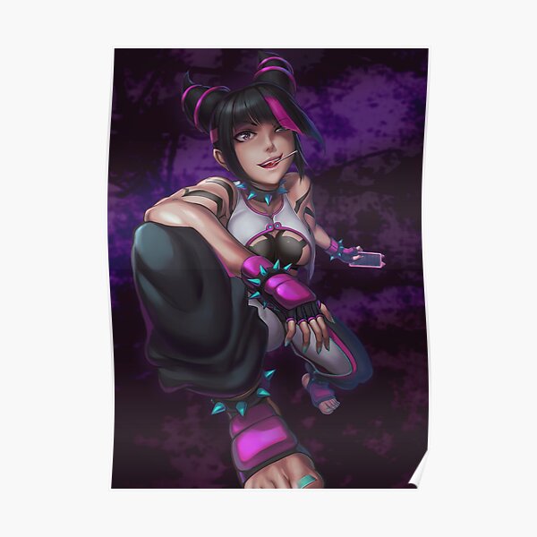 "Juri Han (SF6)" Poster for Sale by hybridmink | Redbubble