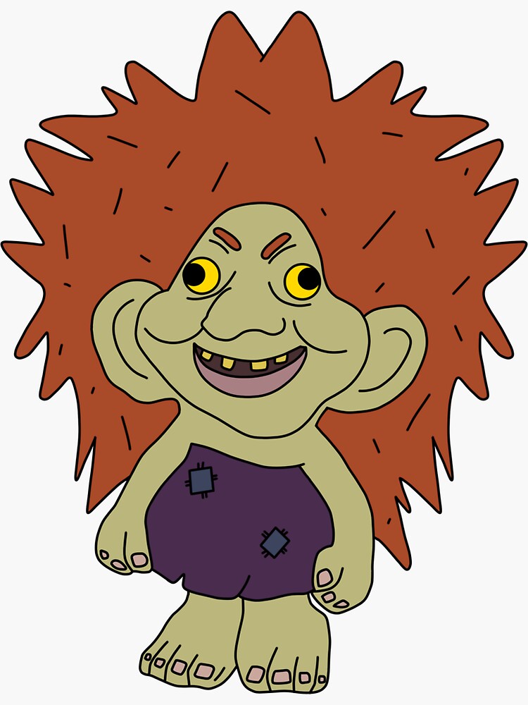 "Troll Woman - Female Ogre" Sticker for Sale by it-me-designs | Redbubble