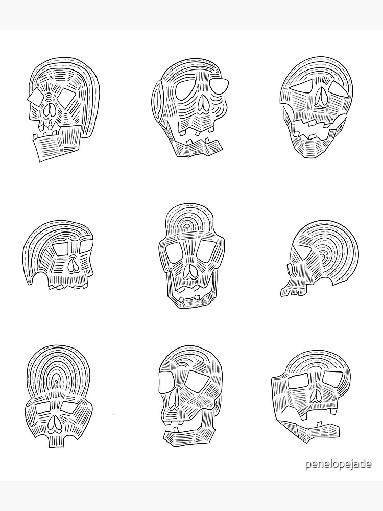 "Skull time" Poster for Sale by penelopejade | Redbubble