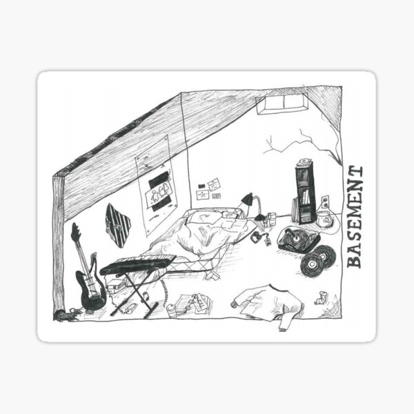 "Basement band" Sticker for Sale by madsoull8 | Redbubble