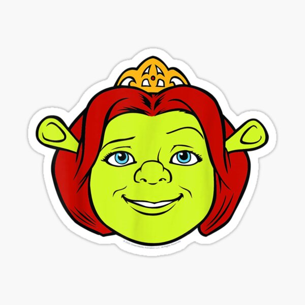 Pegatina «Shrek Fiona Cara Grande» de MarnaHarris | Redbubble