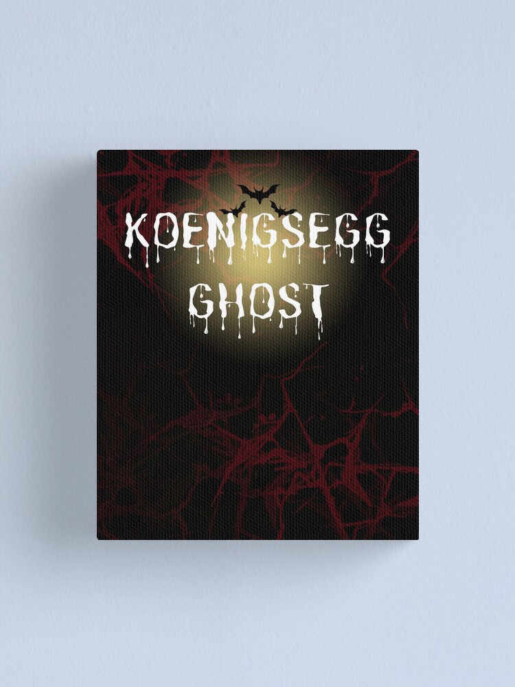 "Koenigsegg Ghost" Canvas Print for Sale by Print-Vip-Art | Redbubble