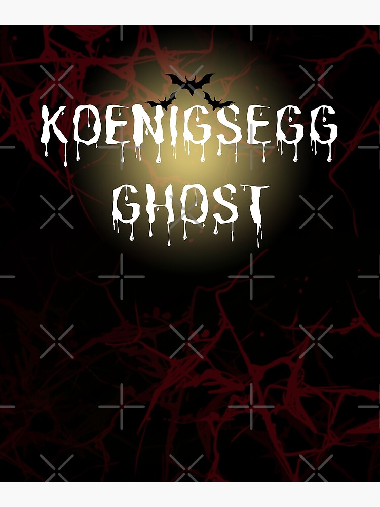 "Koenigsegg Ghost" Poster for Sale by Print-Vip-Art | Redbubble