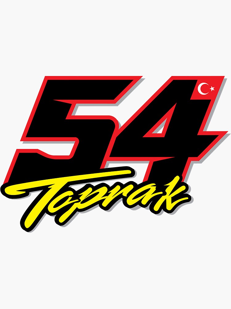 "Toprak Razgatlioglu Number 54 Classic" Sticker for Sale by TaejzonLie ...