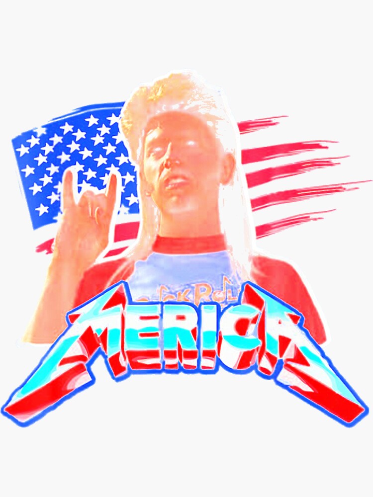 "Happy 4th Of July Merica" Sticker for Sale by itrysohard | Redbubble