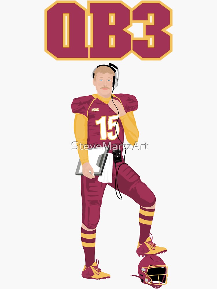 "QB3" Sticker for Sale by SteveMartzArt | Redbubble