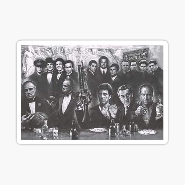 "Classic mafia" Sticker for Sale by alawashop | Redbubble