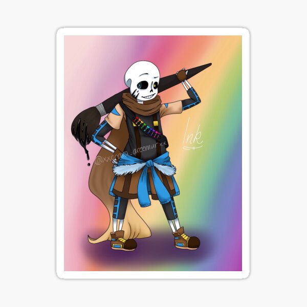 "Ink sans " Sticker for Sale by xxcharaDxx | Redbubble