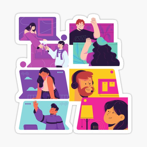 "im a people person people talking graphic design" Sticker for Sale by ...