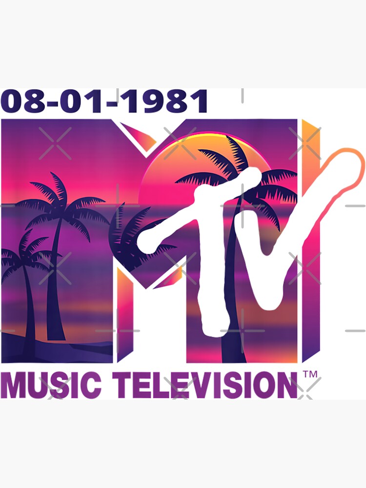 "1981 Logo with purple Palms in the Sunset" Magnet for Sale by ...