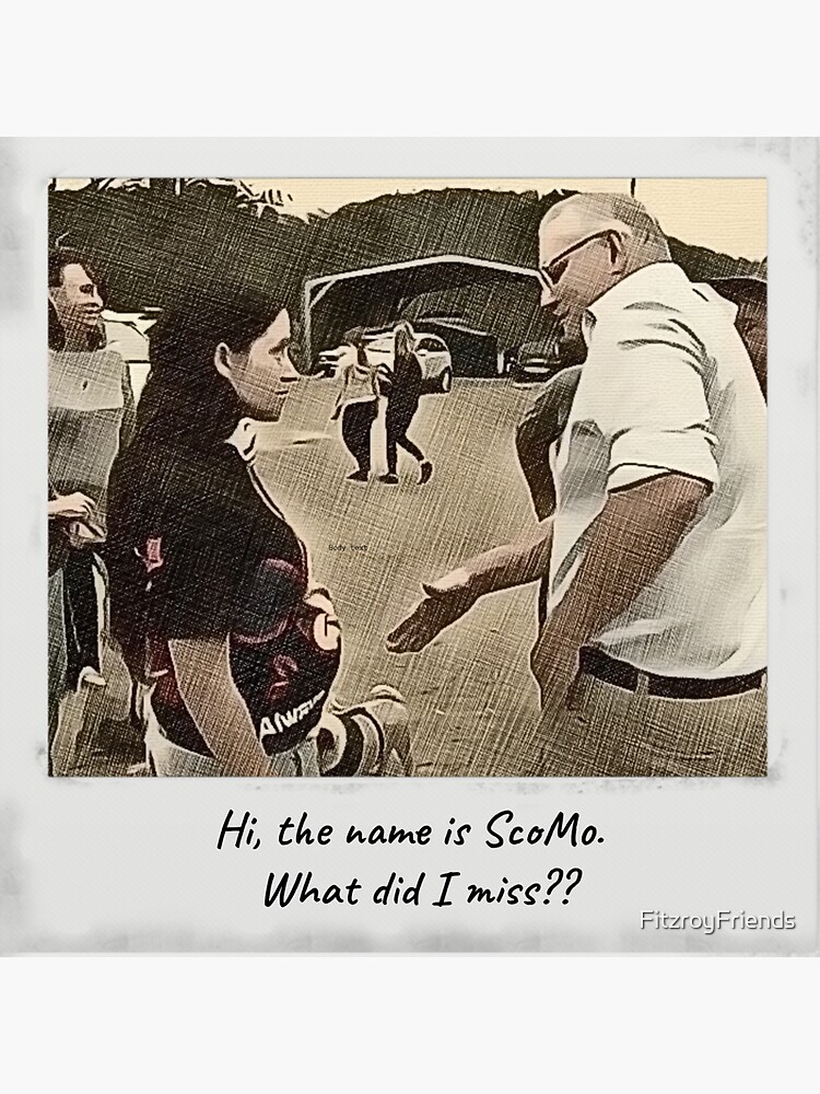 "Scomo - Learns EQ is not the same as IQ" Sticker for Sale by ...