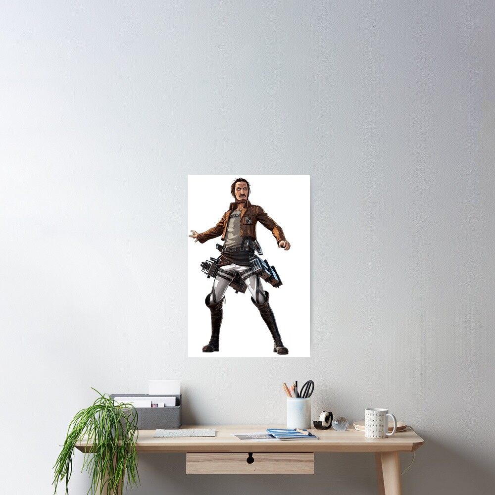 "Kitz Woermann AOT Anime" Poster for Sale by kevinzz | Redbubble