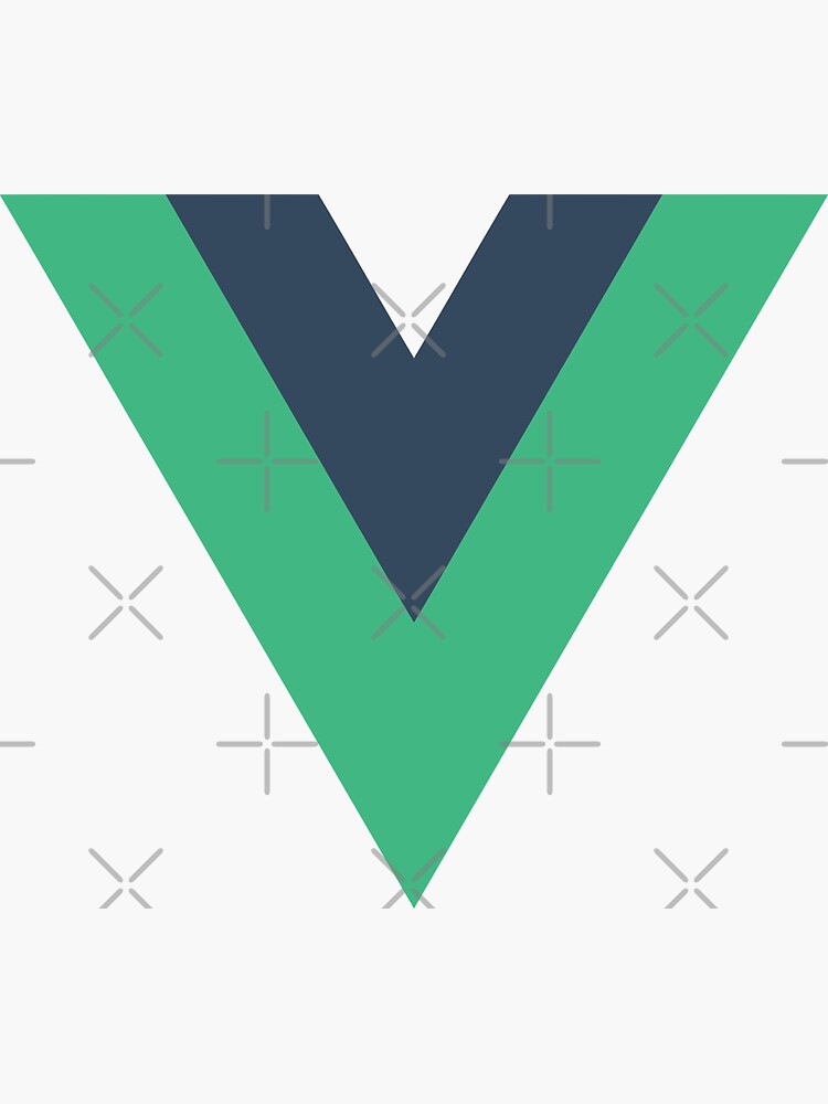 "vue vuejs" Sticker by yourgeekside | Redbubble