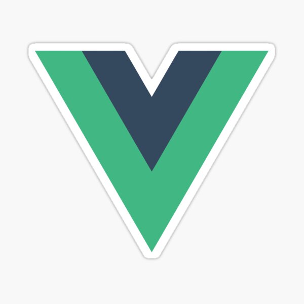 "vue vuejs" Sticker by yourgeekside | Redbubble