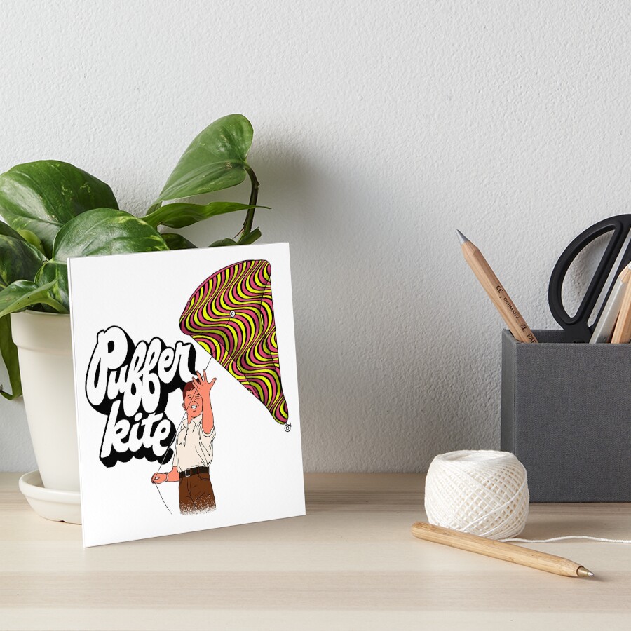 "The Incredible Puffer Kite Inflatable 70s Flying Machine Official Logo ...