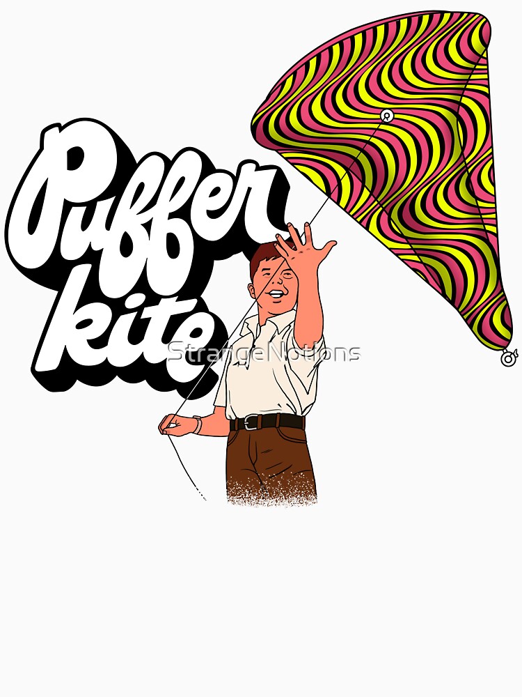 "The Incredible Puffer Kite Inflatable 70s Flying Machine Official Logo ...
