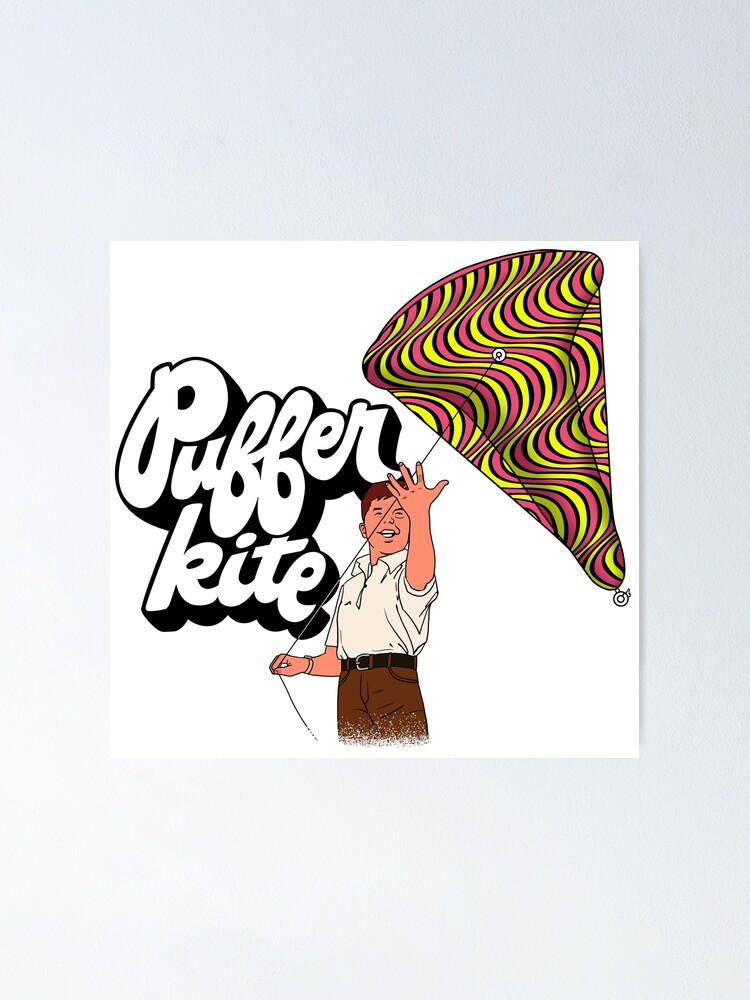 "The Incredible Puffer Kite Inflatable 70s Flying Machine Official Logo ...