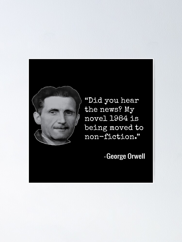 "Orwell humor : Relocated - Funny" Poster for Sale by cartoon | Redbubble