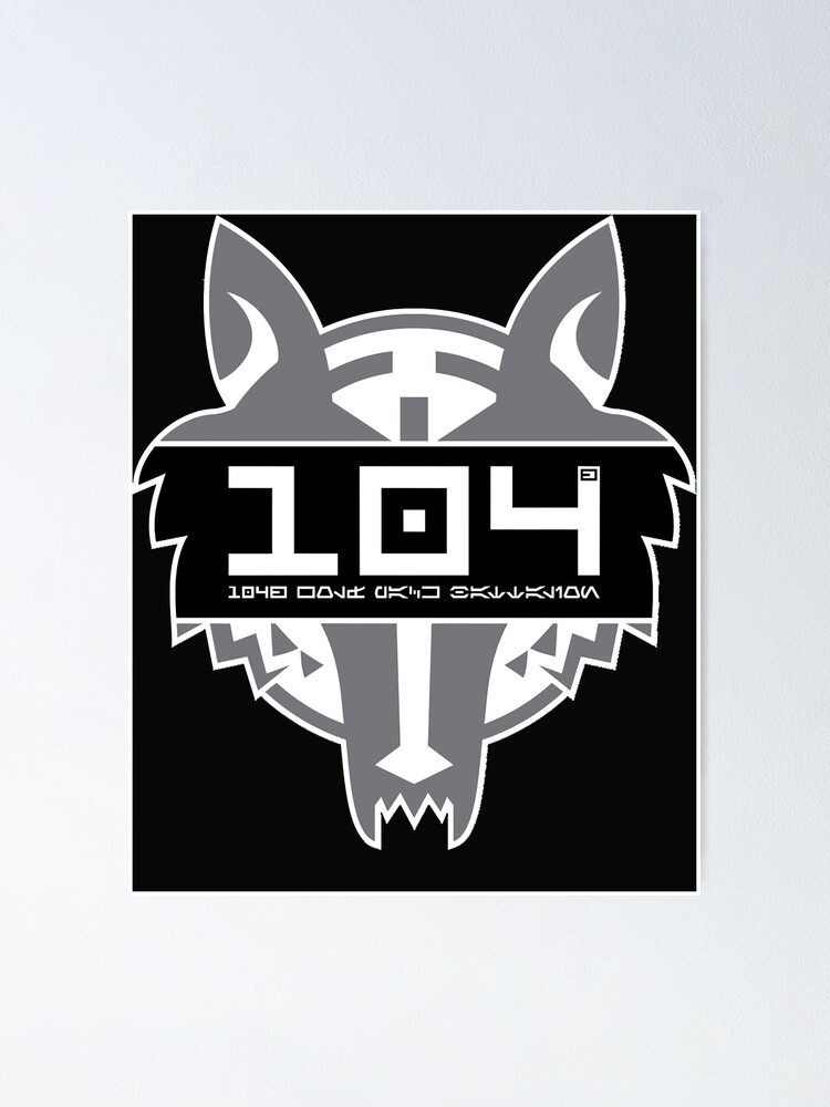 "104th Wolf Pack Battalion Logo" Poster for Sale by AbelChappell ...