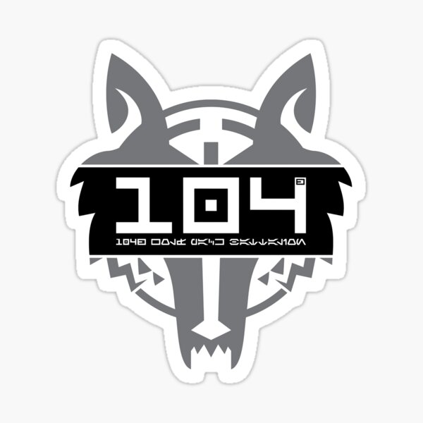 "104th Wolf Pack Battalion Logo" Sticker for Sale by AbelChappell ...
