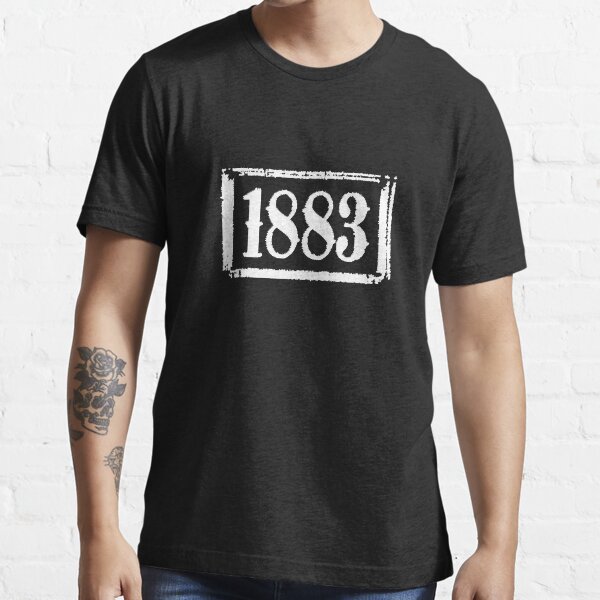 "1883 Logo" T-shirt for Sale by AbelChappell | Redbubble | 1883 t ...