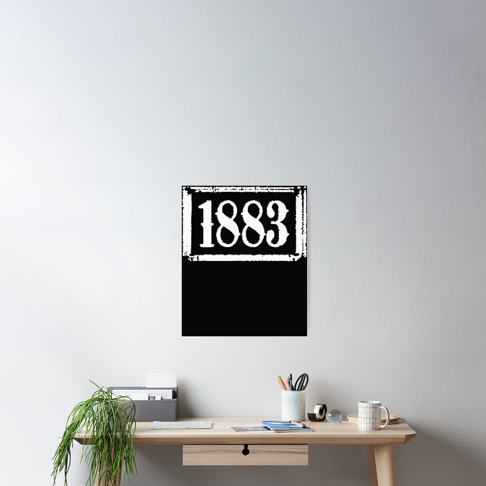 "1883 Logo" Poster for Sale by AbelChappell | Redbubble