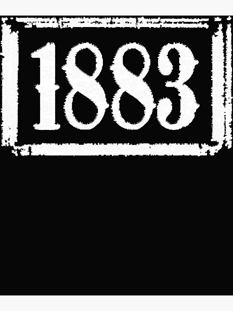 "1883 Logo" Poster for Sale by AbelChappell | Redbubble