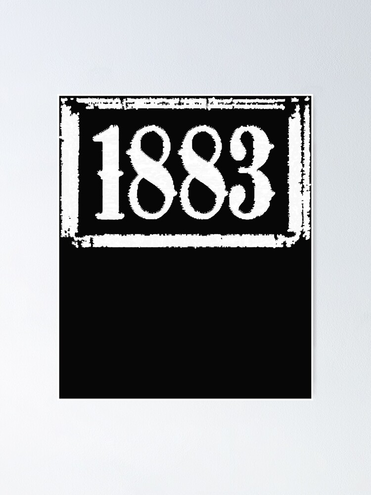 "1883 Logo" Poster for Sale by AbelChappell | Redbubble