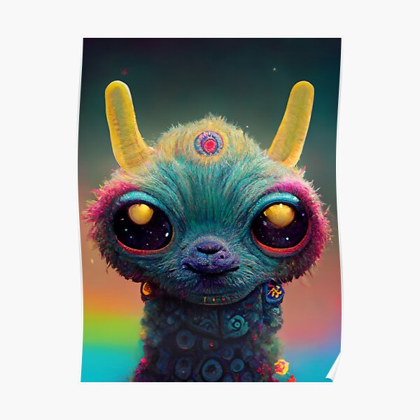 "Llama Prince Of The Rainbow Stars Of Llamaland Space Lama Astromonster ...