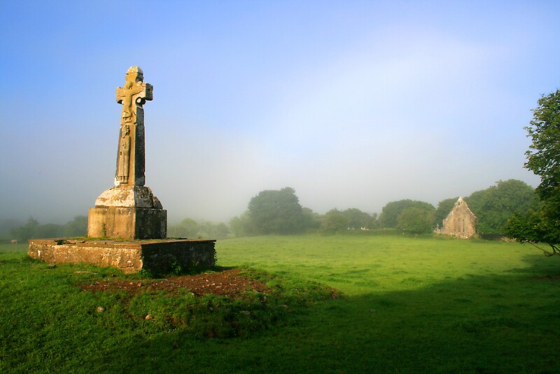 "Dysart O Dea Celtic Cross" by John Quinn | Redbubble