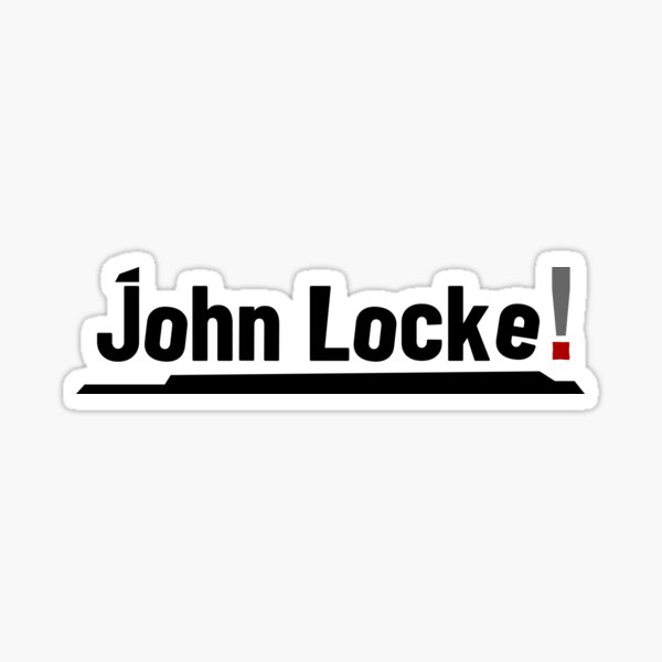 "john locke" Sticker for Sale by VisionArt-Arkan | Redbubble