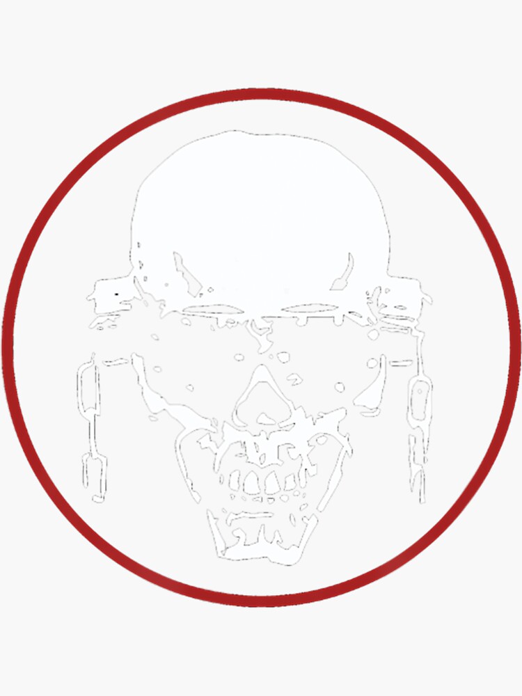 "Mega Death Skull Patch " Sticker for Sale by abidebqfohlz | Redbubble