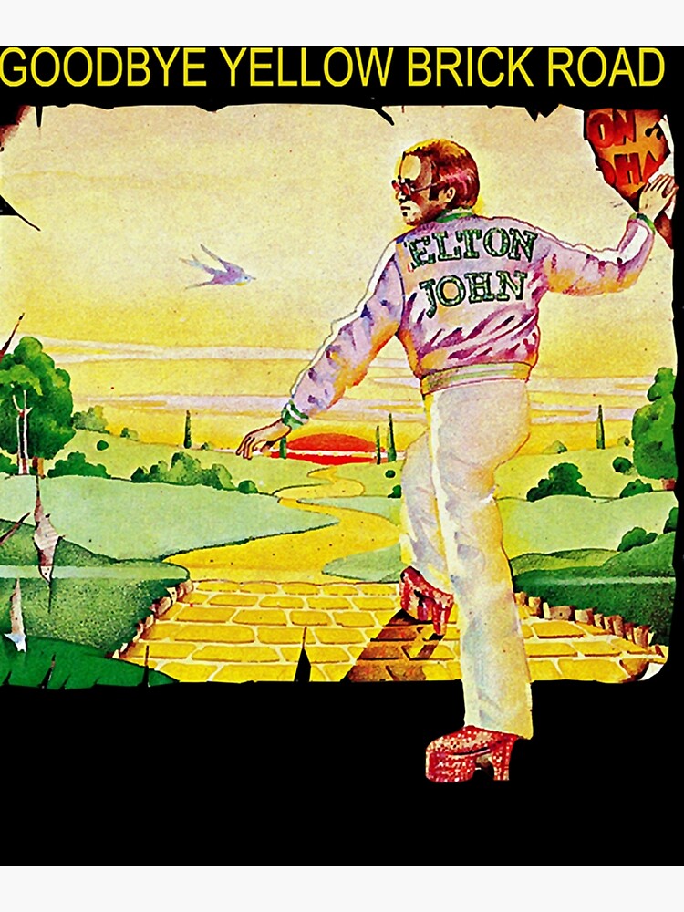 Elton John Goodbye Yellow Brick Road Poster sold by Al Aldridge | SKU 24293515 | Printerval