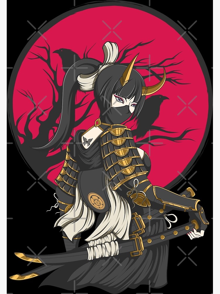 "Girl Samurai" Poster for Sale by Desenio-PH | Redbubble