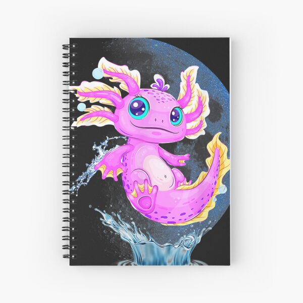 "Funny Kawaii Axolotl Halloween Costume Cute Axolotl Girls " Spiral ...