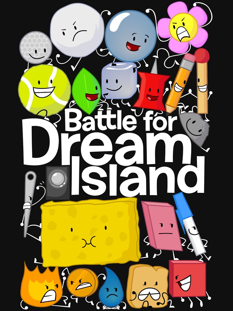 "BFDI Poster Black" T-shirt by jacknjellify | Redbubble