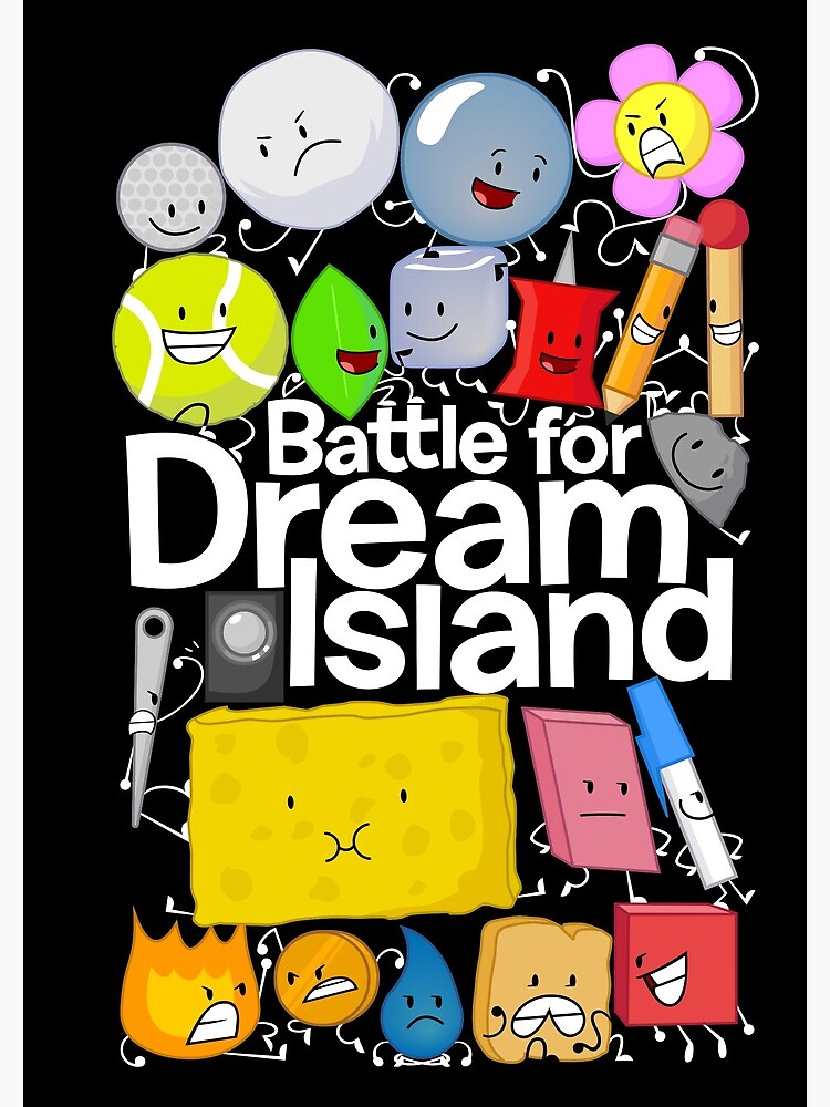 "BFDI Poster Black" Journal for Sale by jacknjellify | Redbubble