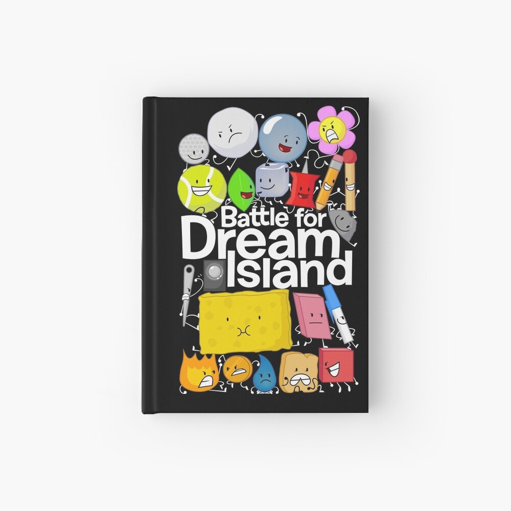 "BFDI Poster Black" Hardcover Journal for Sale by jacknjellify | Redbubble