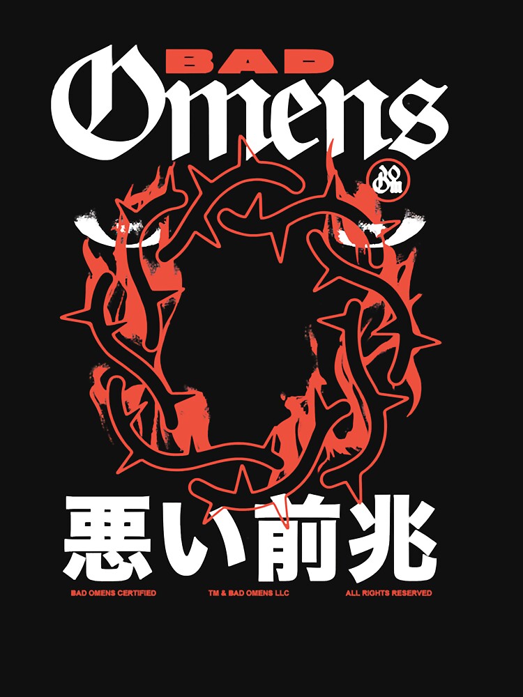 "Bad Omens Merch Like A Villain " T-shirt for Sale by denmjx27k ...
