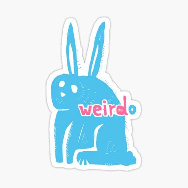 "Weirdo" Sticker by shewo | Redbubble
