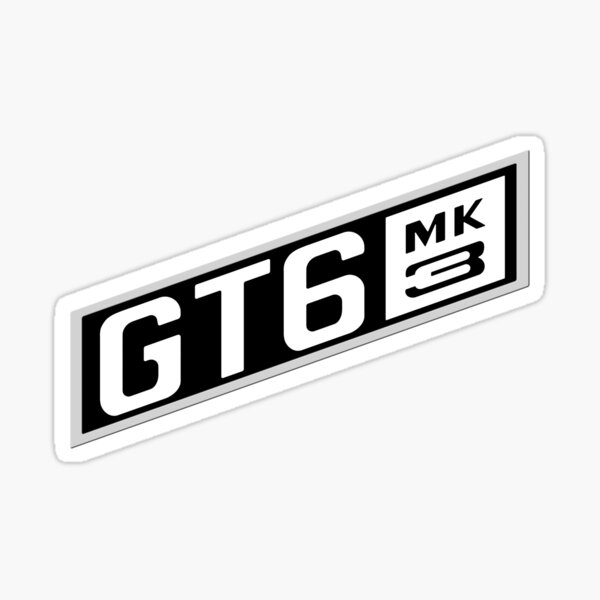 "Triumph GT6 Bonnet Badge" Sticker for Sale by CellularSong | Redbubble