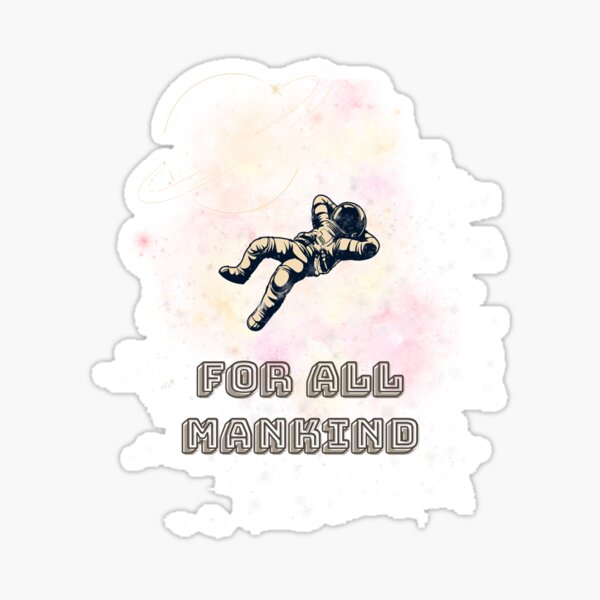 "Hi Bob - For All Mankind" Sticker for Sale by Tracy-Design | Redbubble