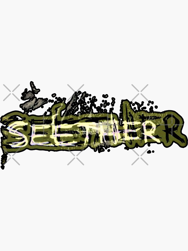 "SEETHER" Sticker for Sale by mememetal | Redbubble