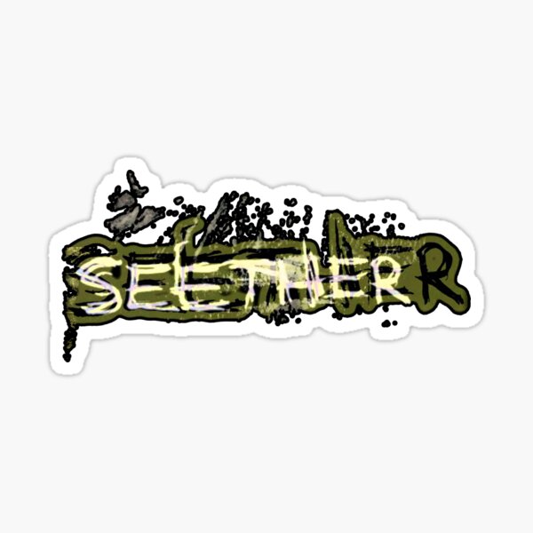 "SEETHER" Sticker for Sale by mememetal | Redbubble